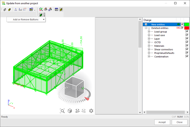 Import a model (esa file) into another model (esa file)