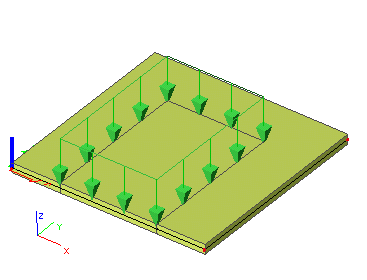 Surface load on slab
